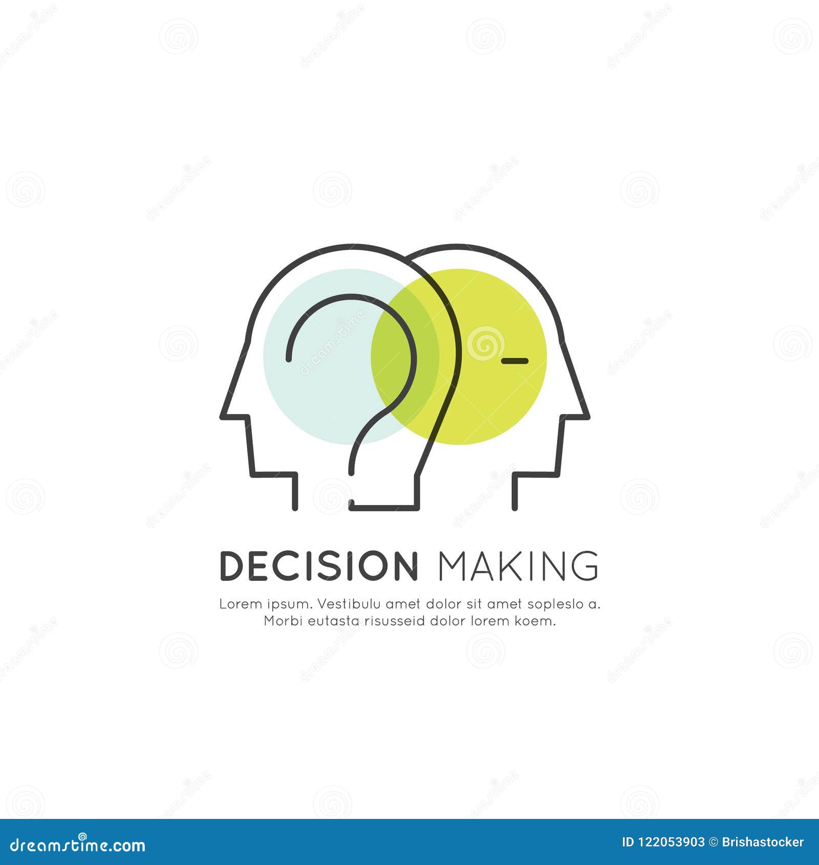 Small Talk, Meeting, Decision Making, Conversation Stock Illustration ...