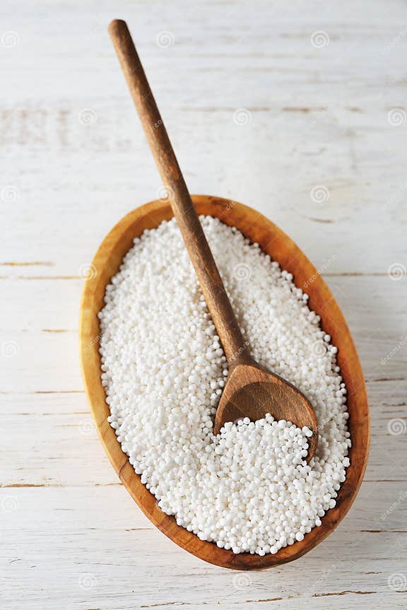 Small tapioca pearls stock image. Image of meal, tapioca - 175507159