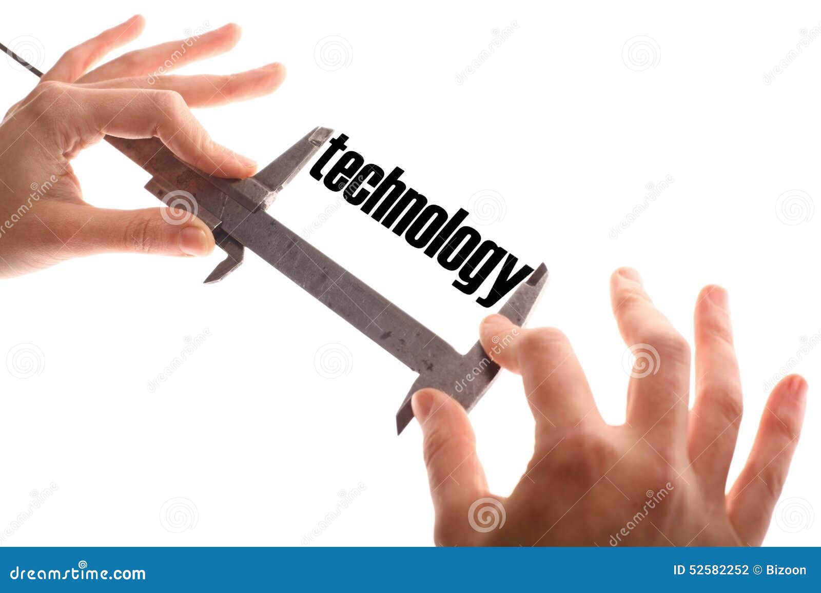Small technology stock photo. Image of invention, finger - 52582252