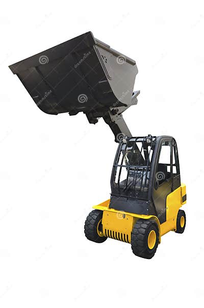 Small telescopic handler stock image. Image of small - 96411627