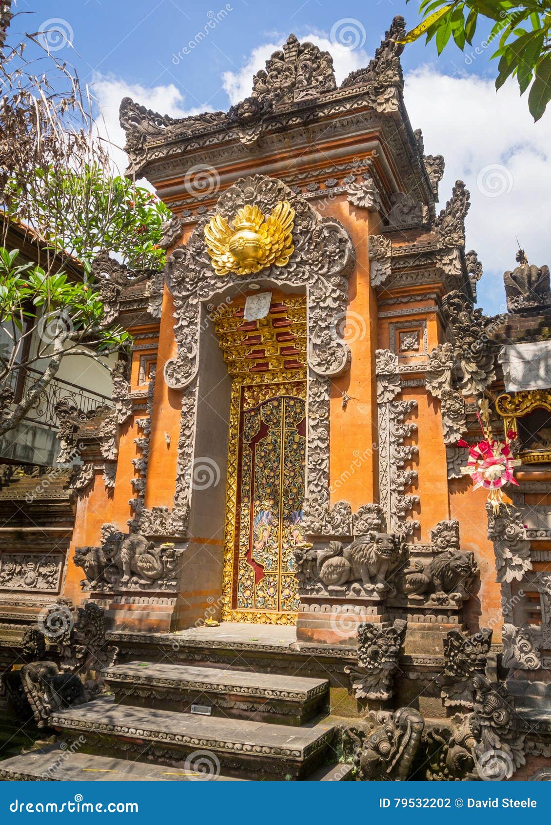 Small Temple in Bali stock photo. Image of architecture - 79532202