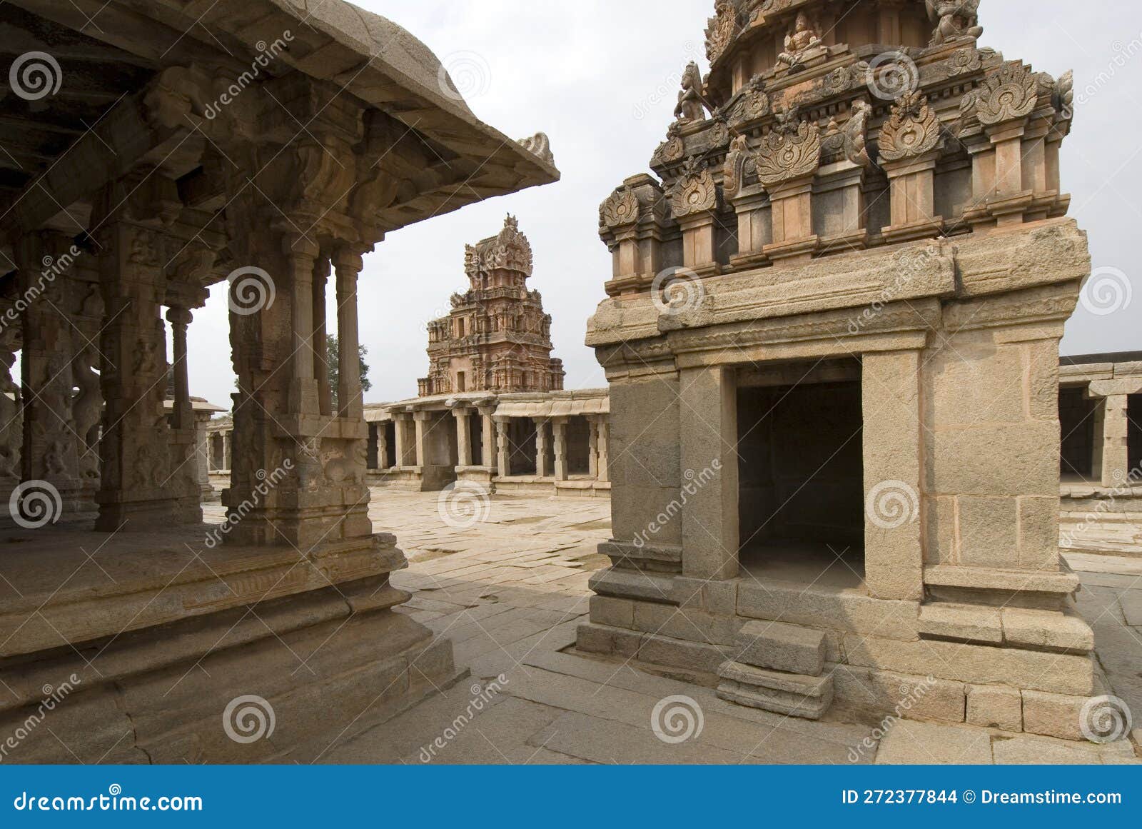 A Small Temple in Complex of Krishna Temple at Hampi Editorial Stock ...