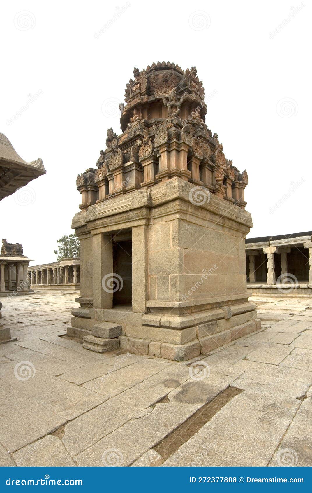 A Small Temple in Complex of Krishna Temple at Hampi Stock Photo ...