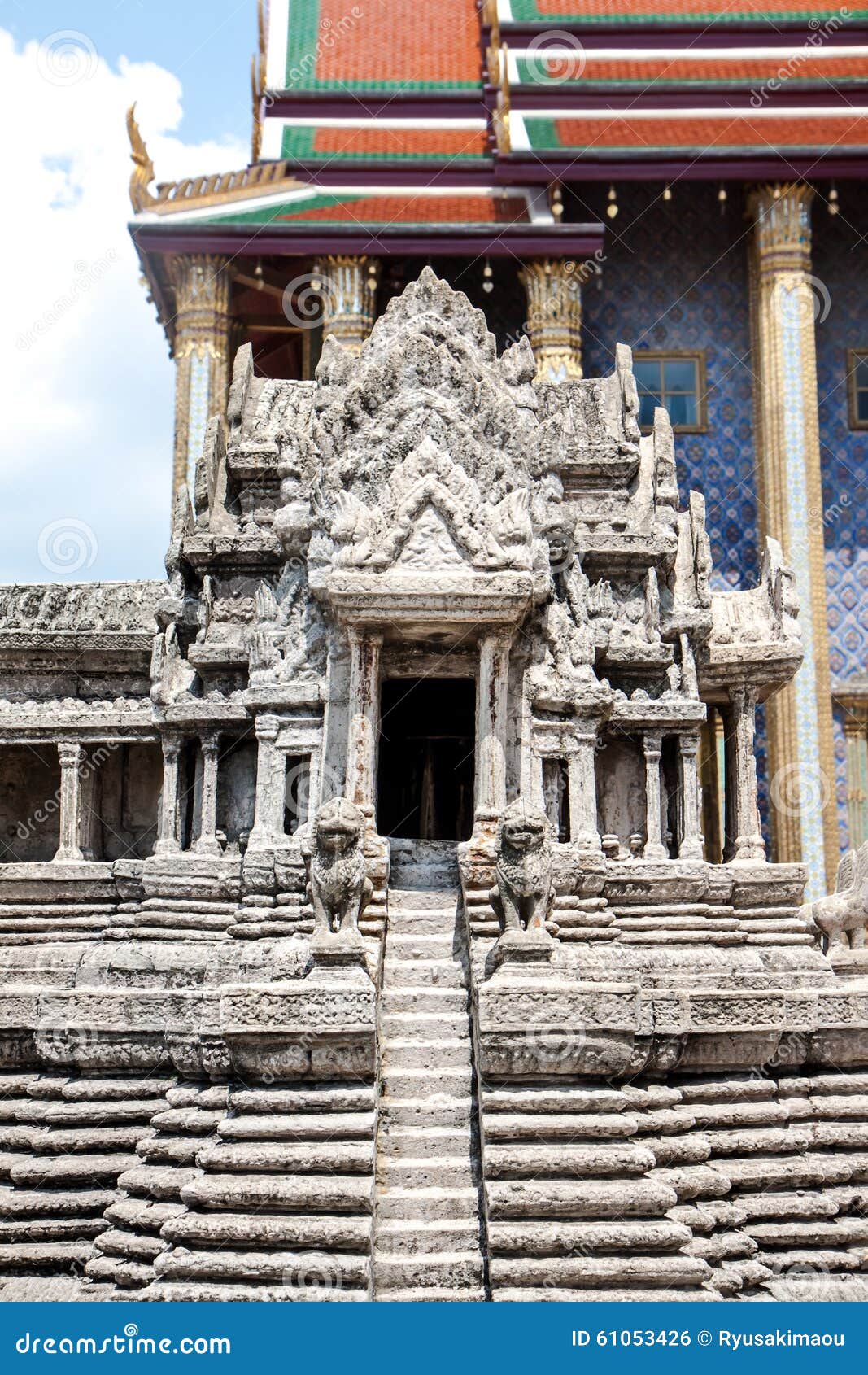 Small Temple Design in Stone Stock Photo - Image of design, entrance ...
