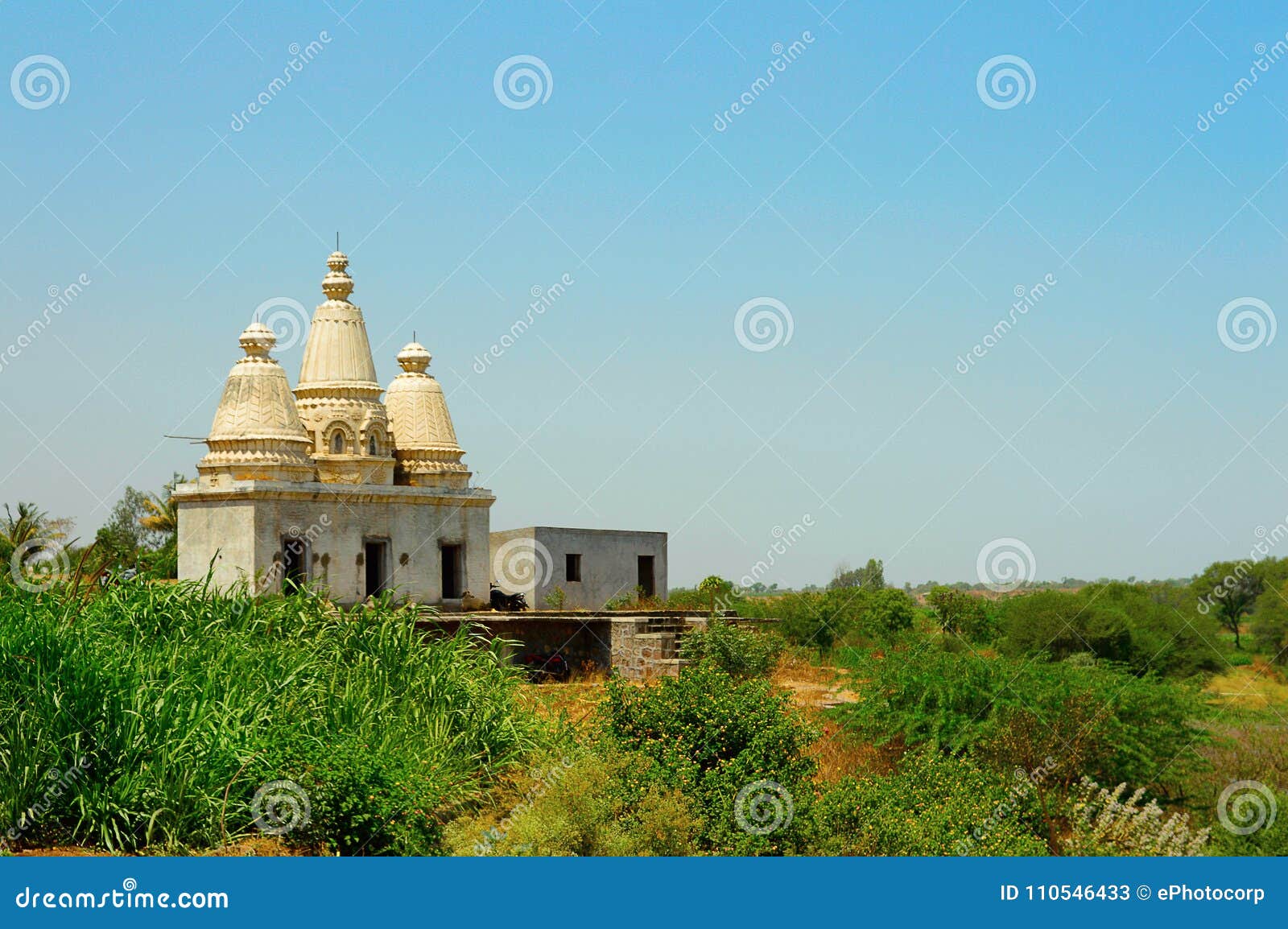 Small temple at Tulapur stock image. Image of tower - 110546433