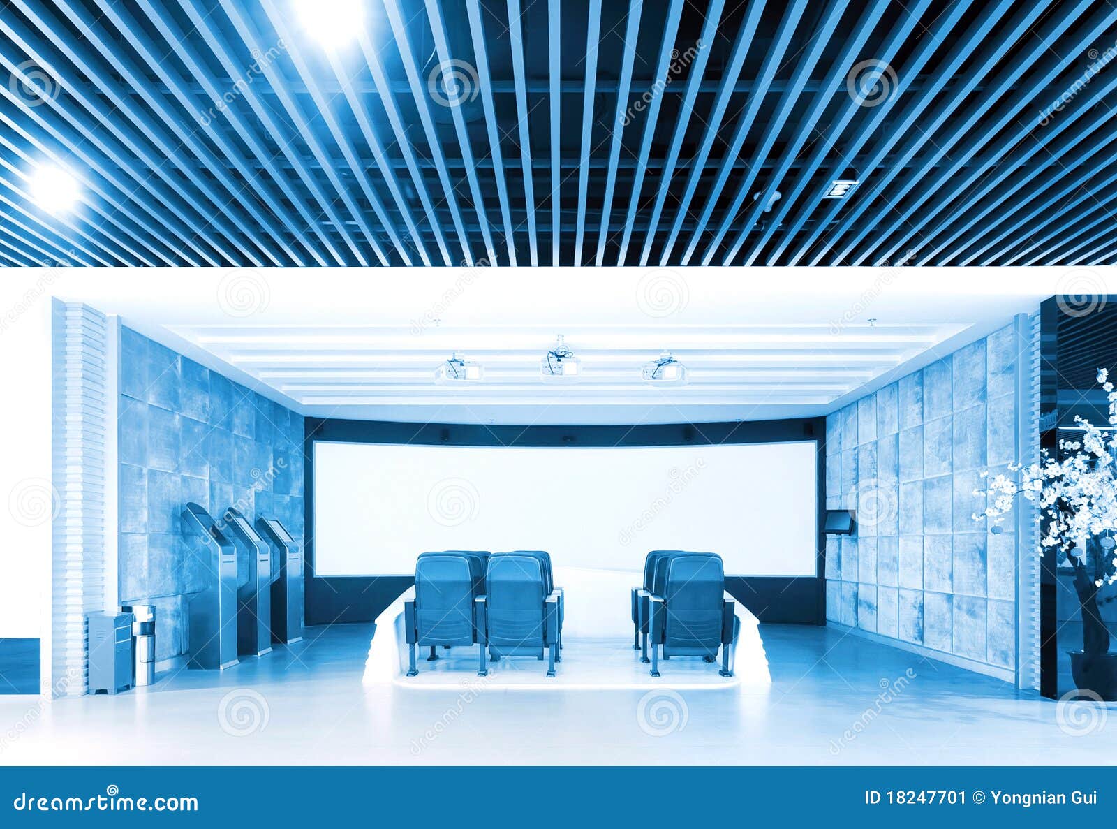 Small theater stock image. Image of spotlight, comfort - 18247701