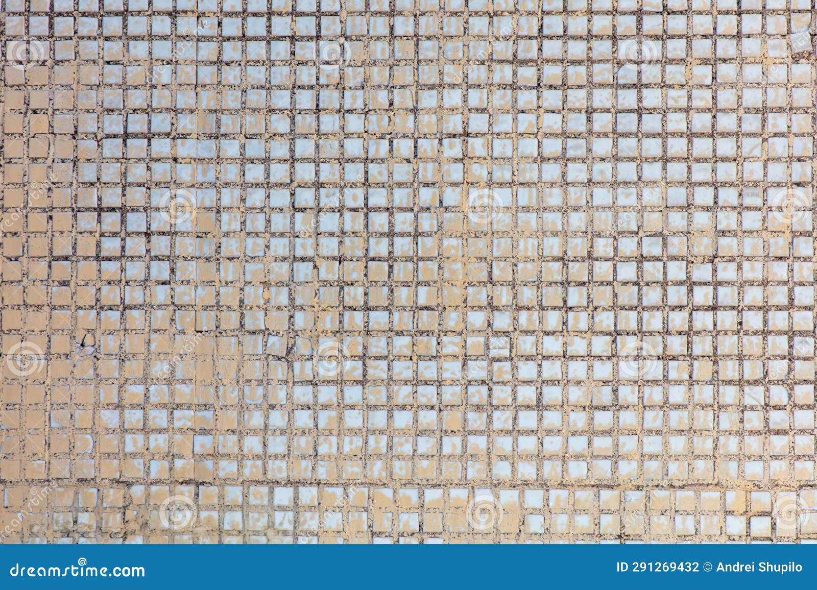 Small Tiles on the Wall As an Abstract Background. Texture Stock Photo ...
