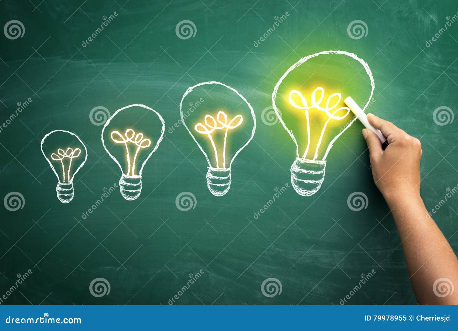 From small to big idea stock image. Image of light, cooperation - 79978955