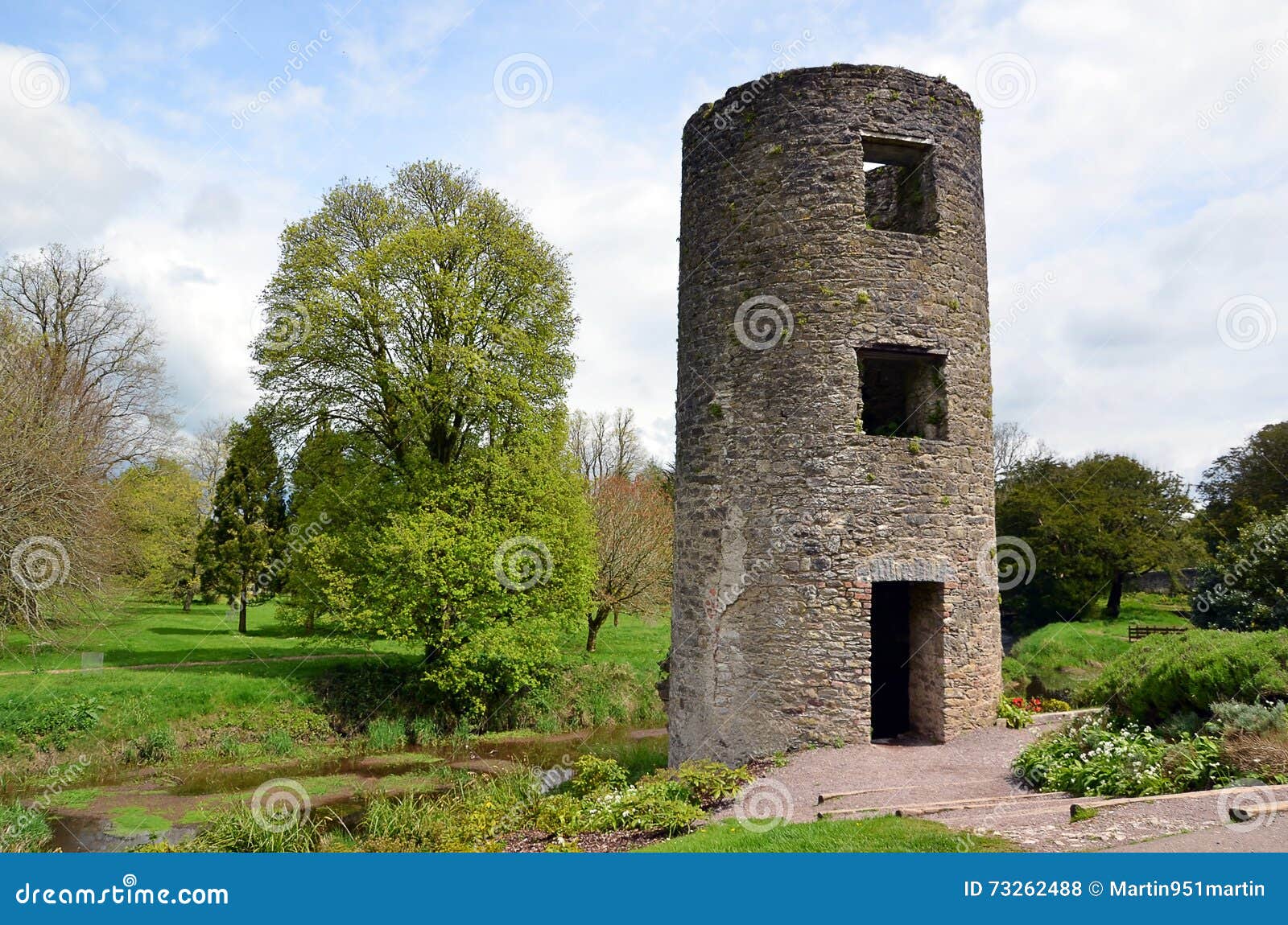Small Tower Part of Blarney Castle in Ireland Stock Photo - Image of ...