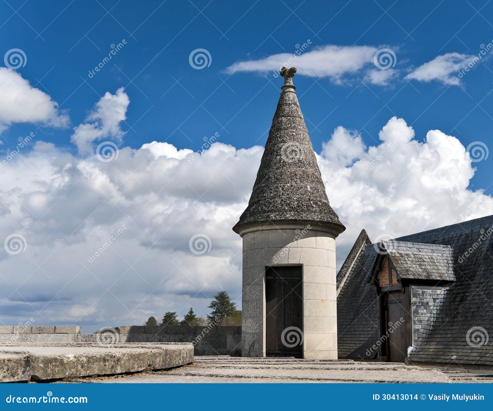 Small tower stock photo. Image of clouds, conic, culture - 30413014