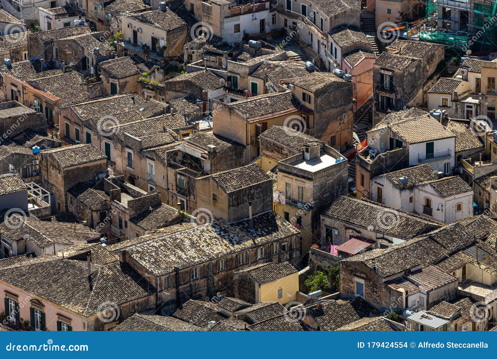 Small town high view stock photo. Image of city, high - 179424554