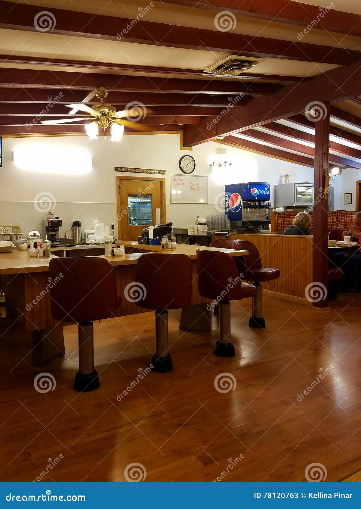 Small Town Life - Small Country Diner Editorial Stock Photo - Image of ...