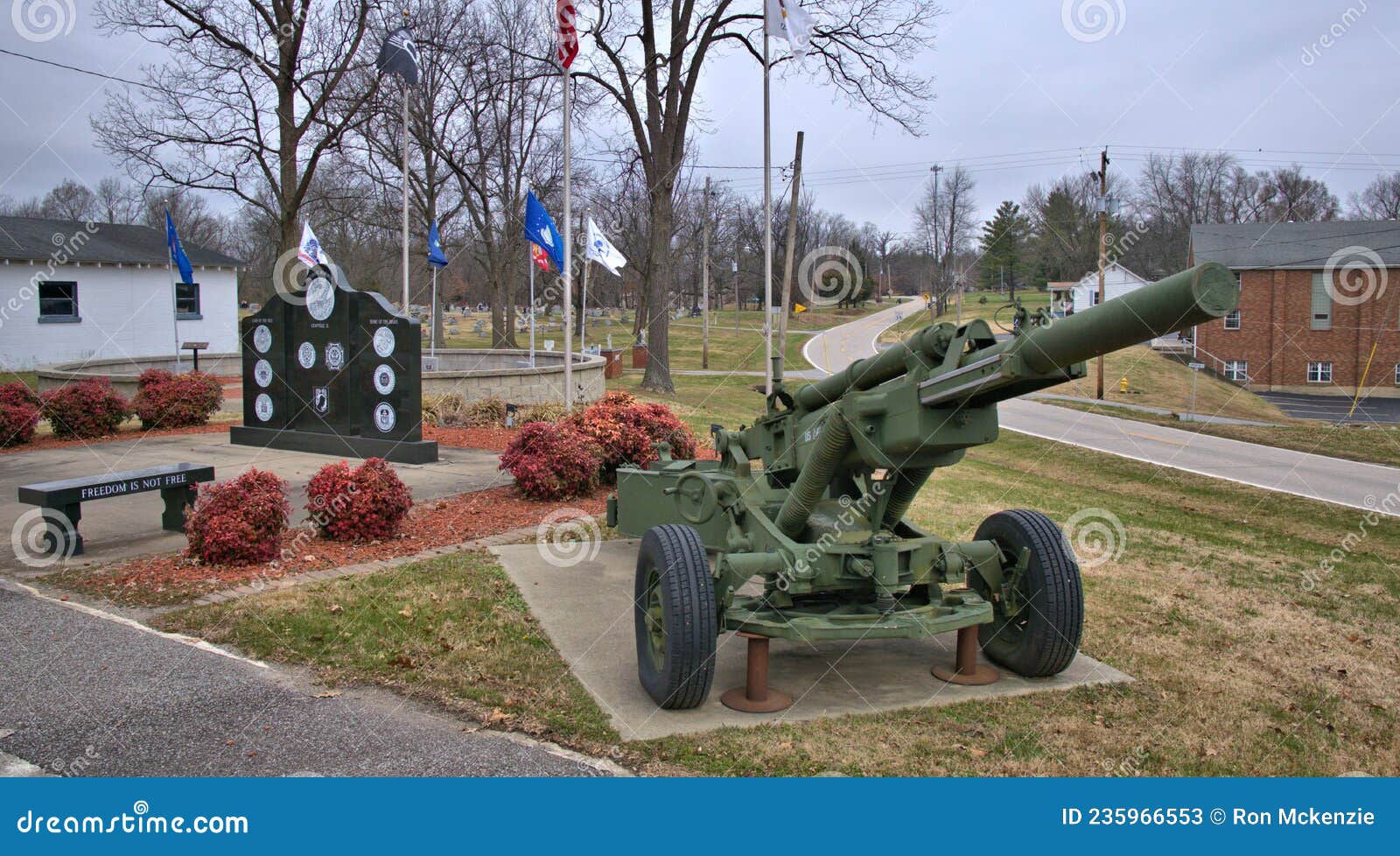 Small town War Memorial stock image. Image of hero, invasion - 235966553