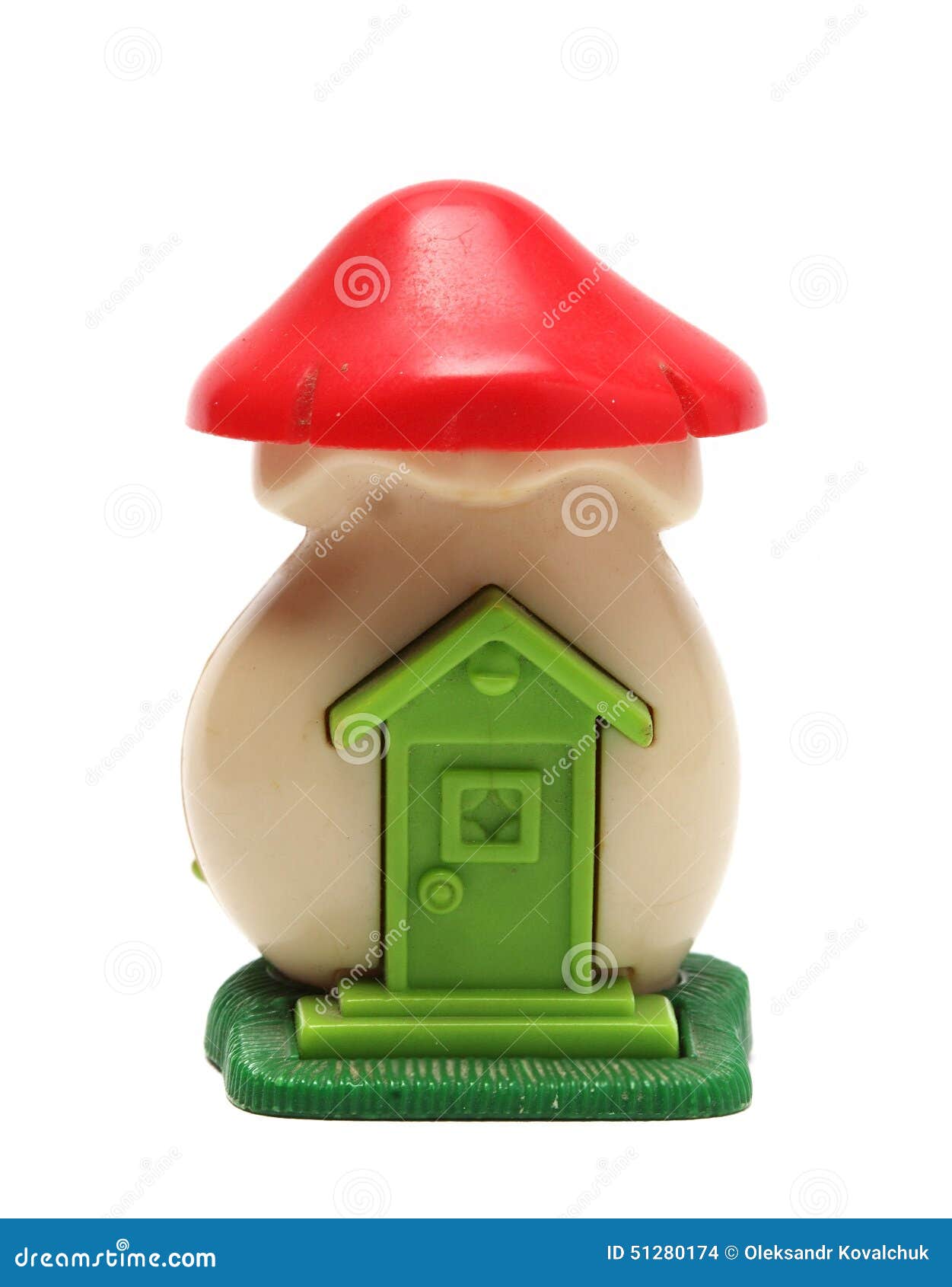 Small Toy House Close Up Isolated Stock Photo - Image of small, shot ...