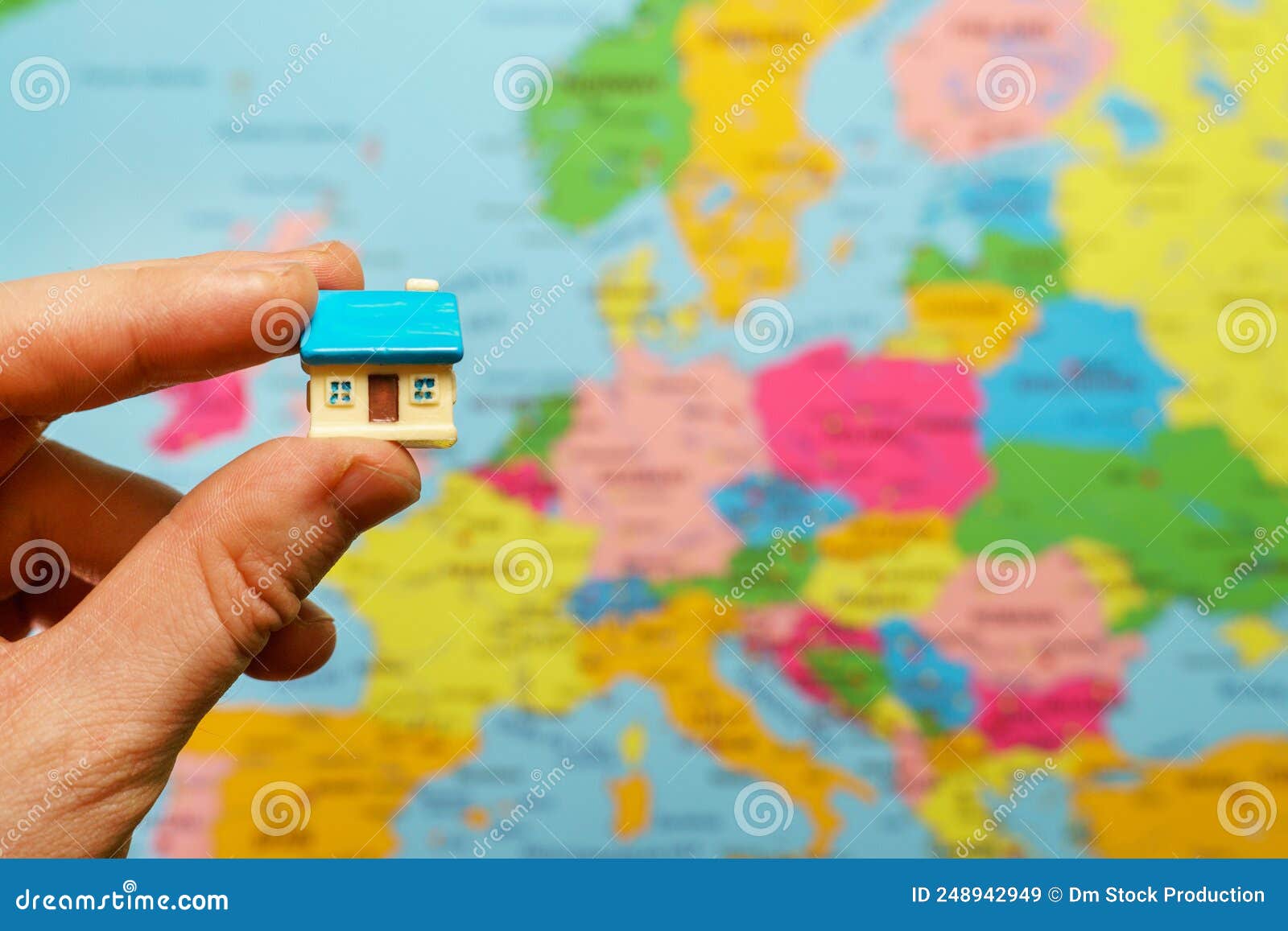 Small toy house stock image. Image of acquisition, rent - 248942949