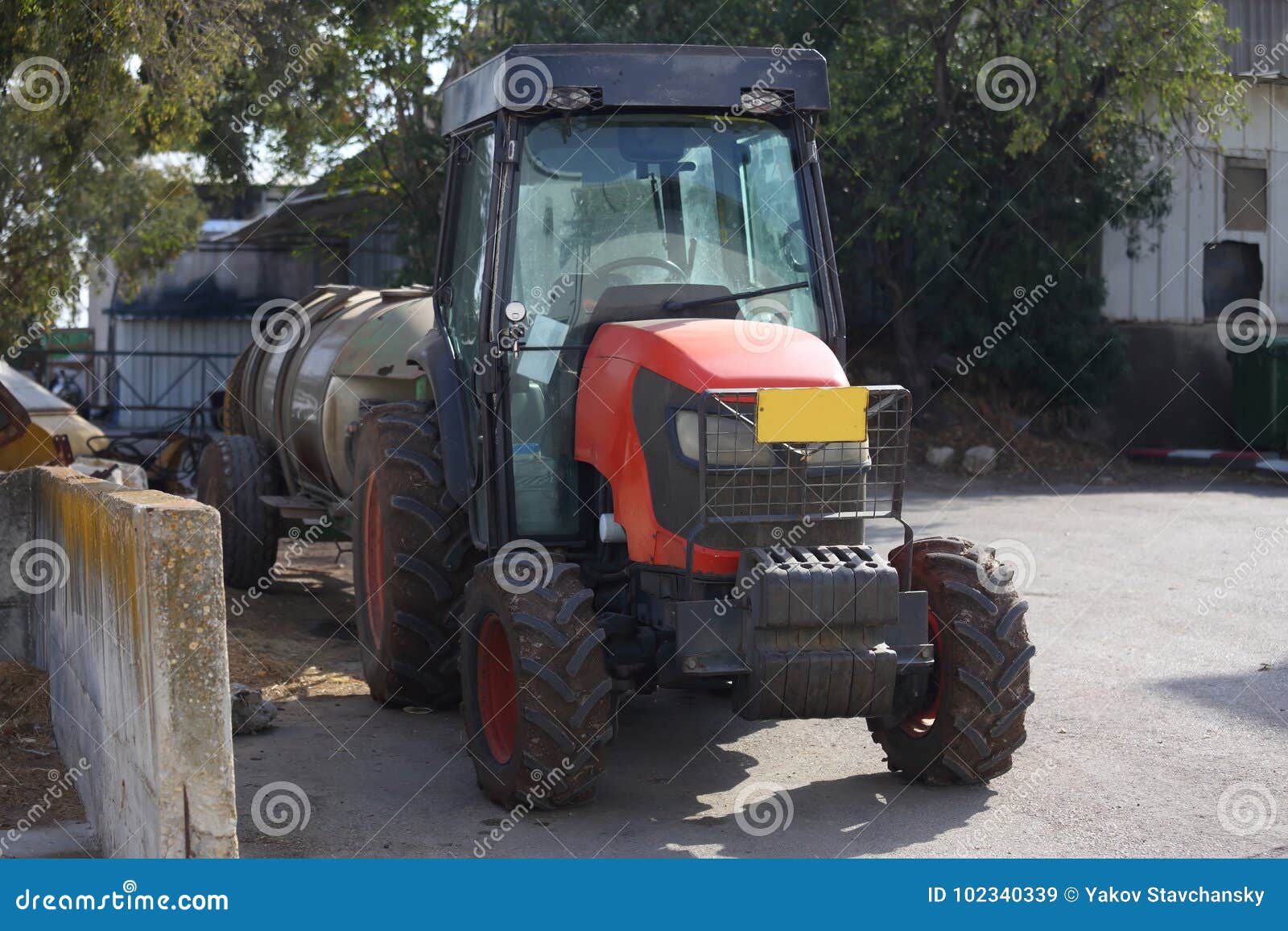 Small tractor stock image. Image of tractor, land, gearbox - 102340339