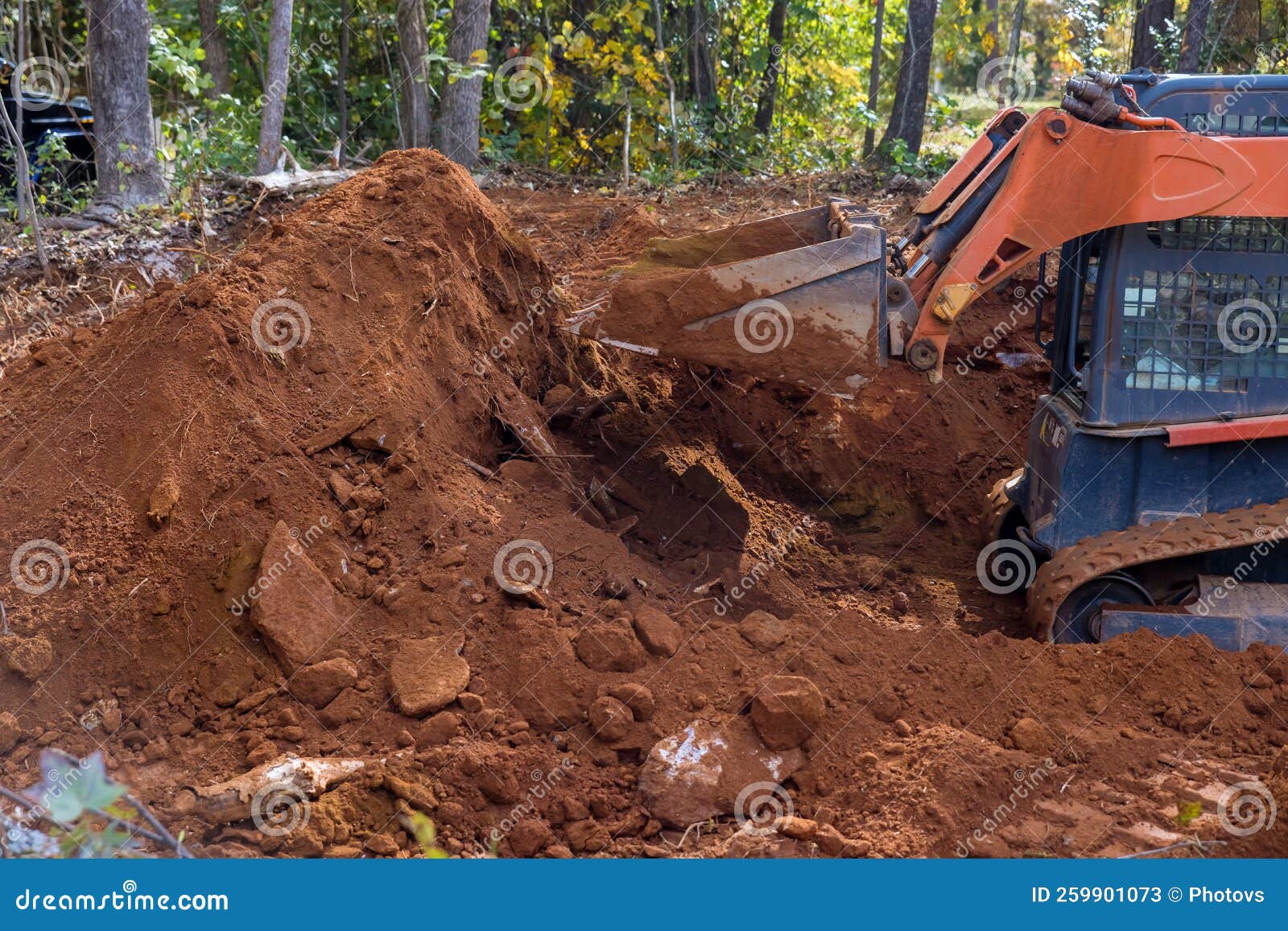 It is a Small Tractor that is Used for Moving Soil for Landscaping ...