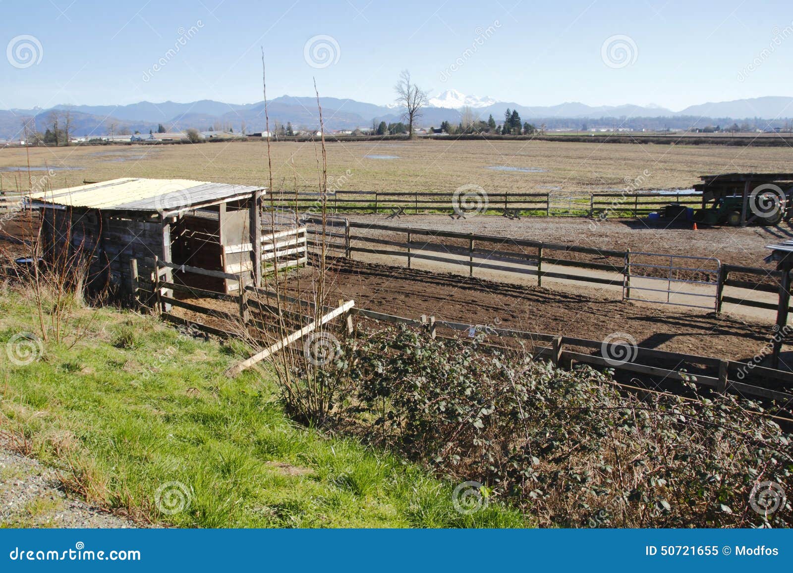 Small Traditional Corral stock image. Image of community - 50721655