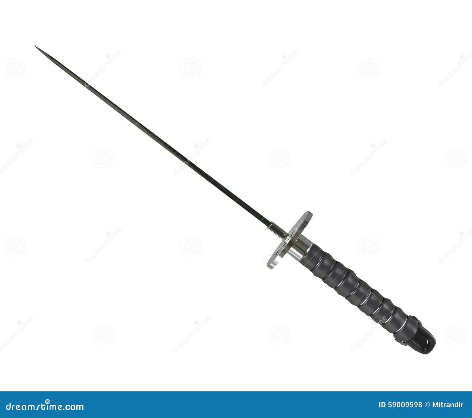 Small Traditional Japanese Knife - Side View Stock Photo - Image of ...
