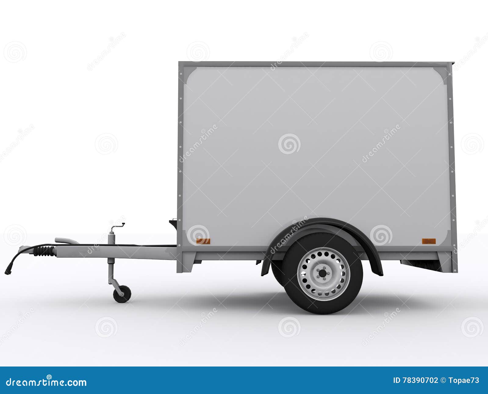 Small Trailer Isolated Stock Illustrations – 1,979 Small Trailer ...