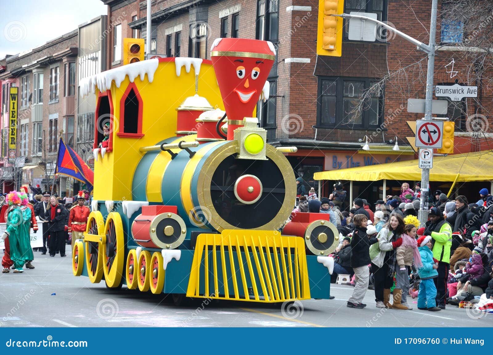 A Small Train in the Santa Parade Editorial Image - Image of claus ...