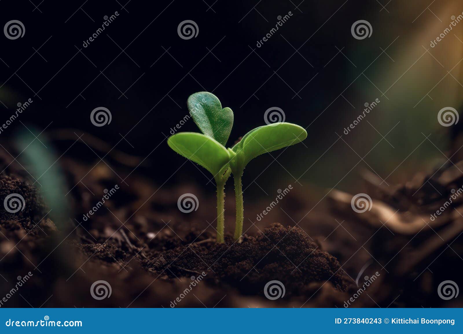 Small Tree Growing with Sunshine in Garden. Eco Concept Stock Image ...