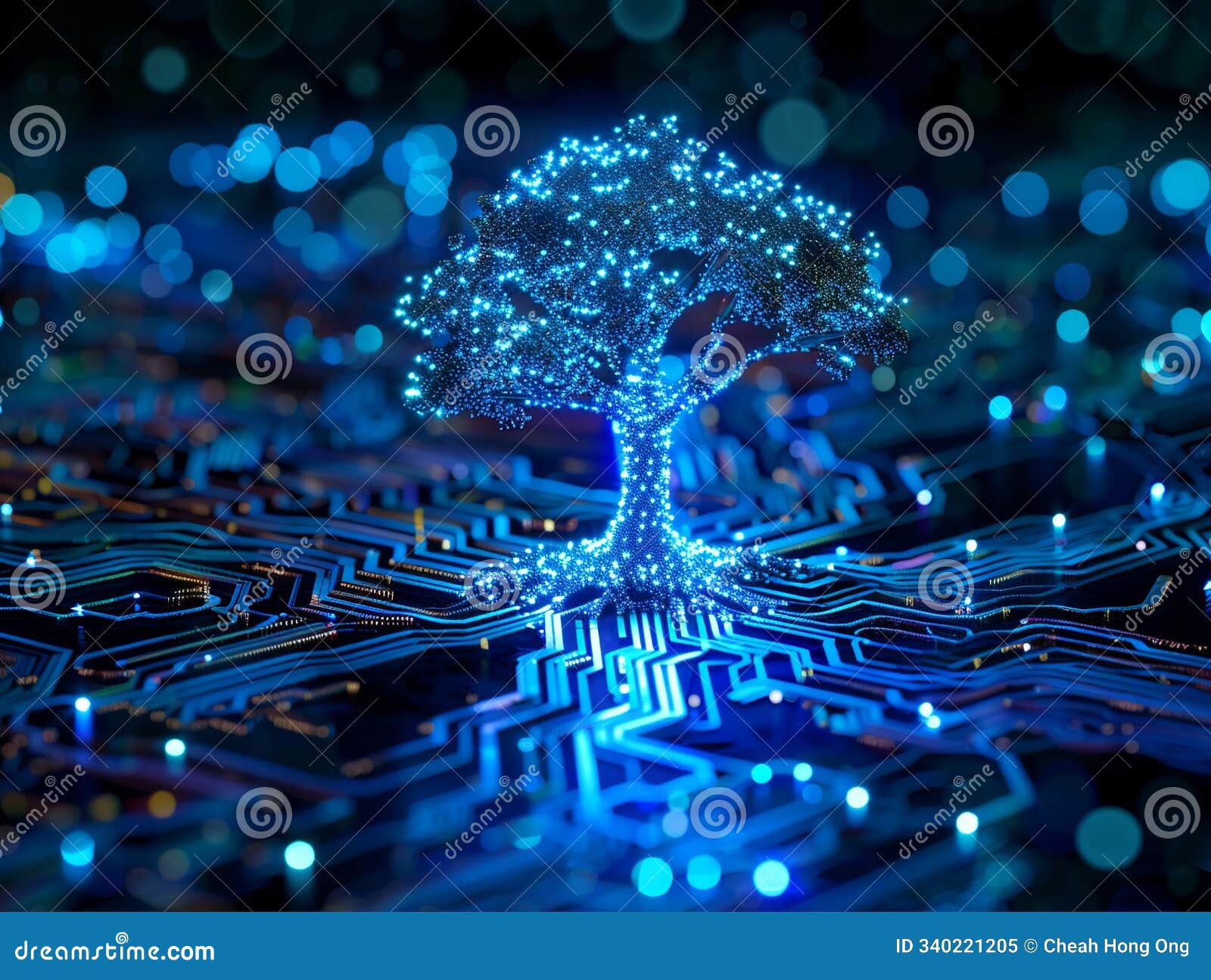 A Small Tree of Science and Technology Stock Illustration ...