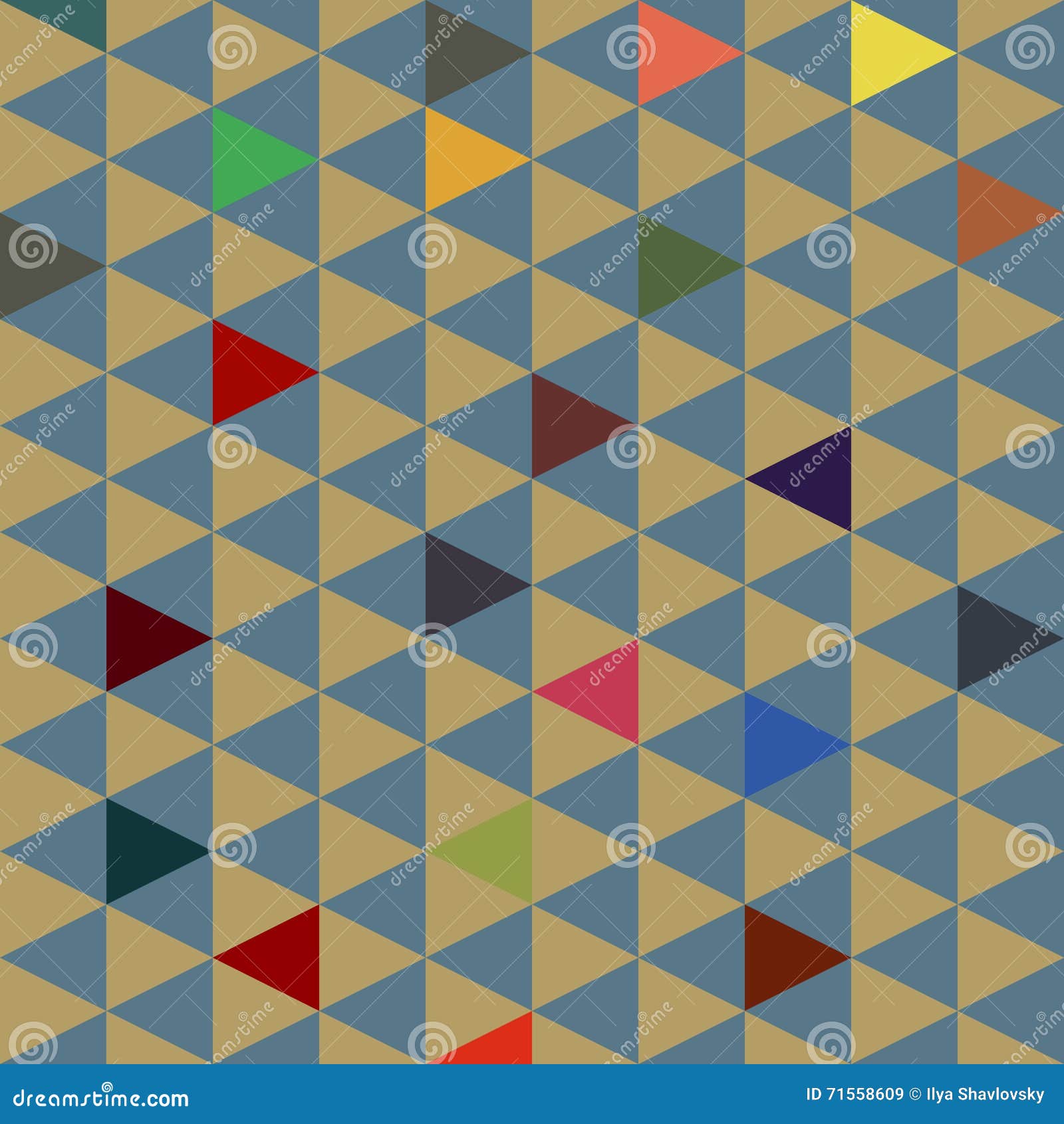 Small triangles stock vector. Illustration of repetition - 71558609