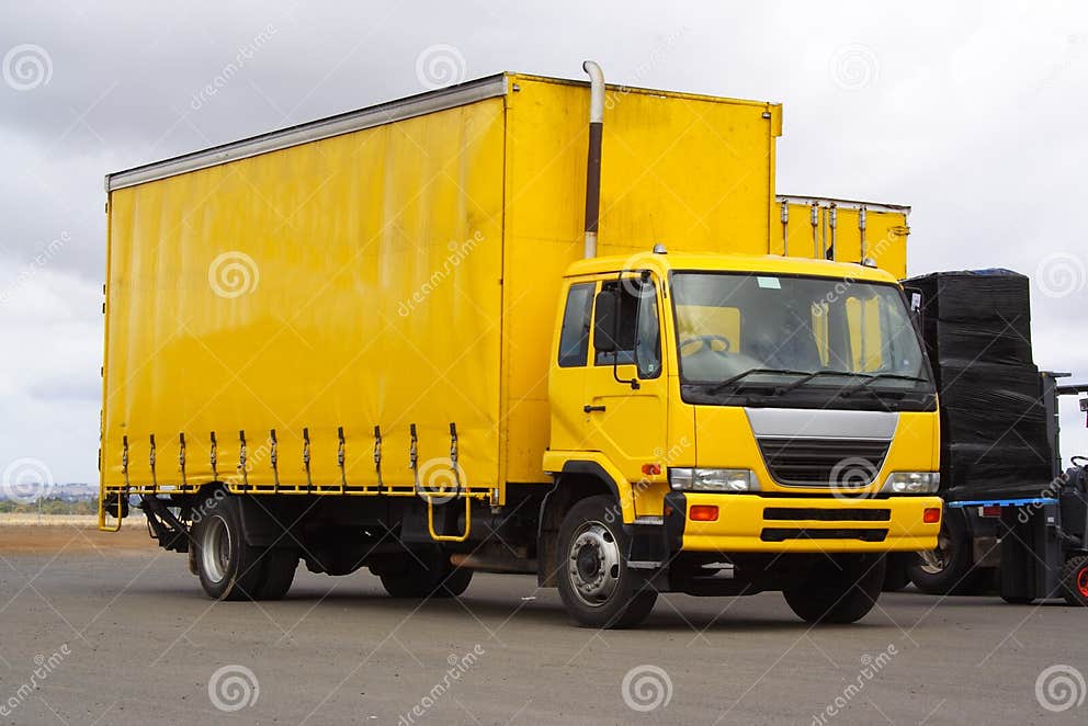 Small truck stock image. Image of lift, mover, container - 1940643