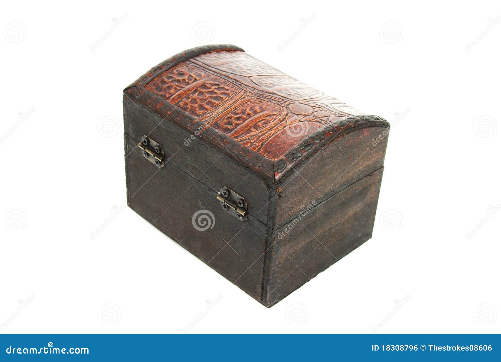 Small Trunk Isolated on a White Background Stock Photo - Image of ...