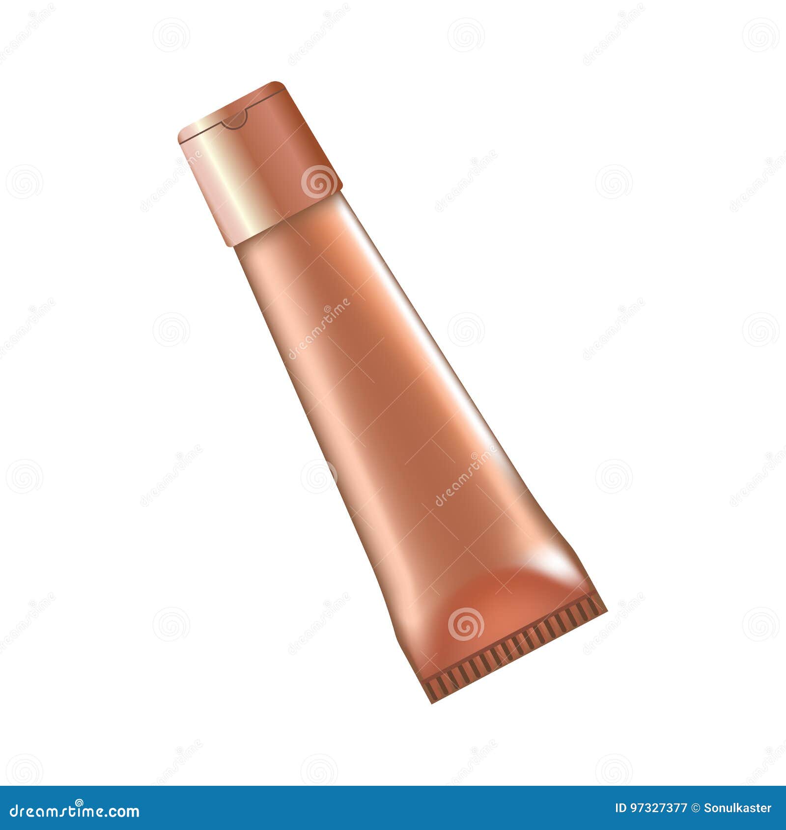 Small Tube with Makeup Cosmetics Stock Vector - Illustration of ...