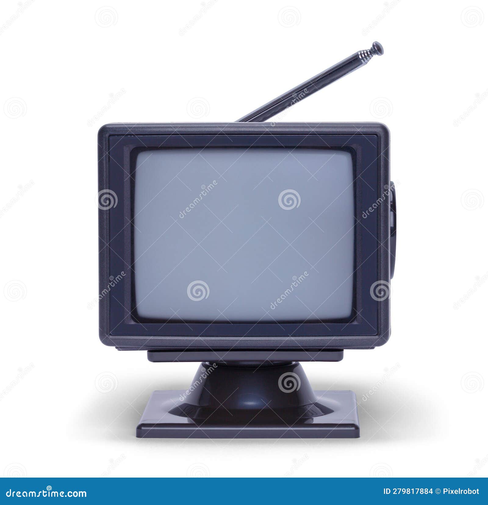 Small TV Front stock photo. Image of knob, television - 279817884