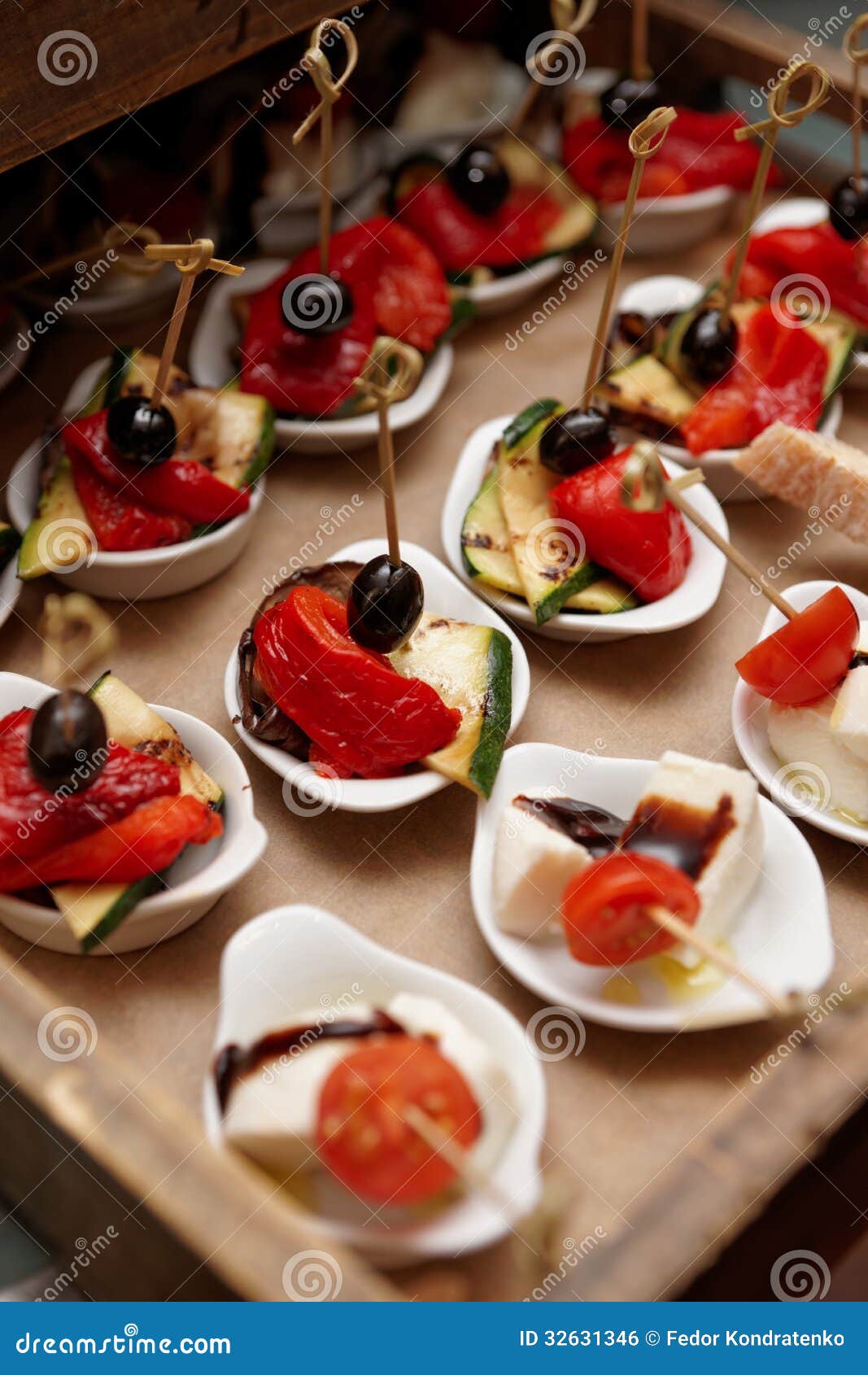 Small Vegetable and Cheese Snacks Stock Photo - Image of catering ...