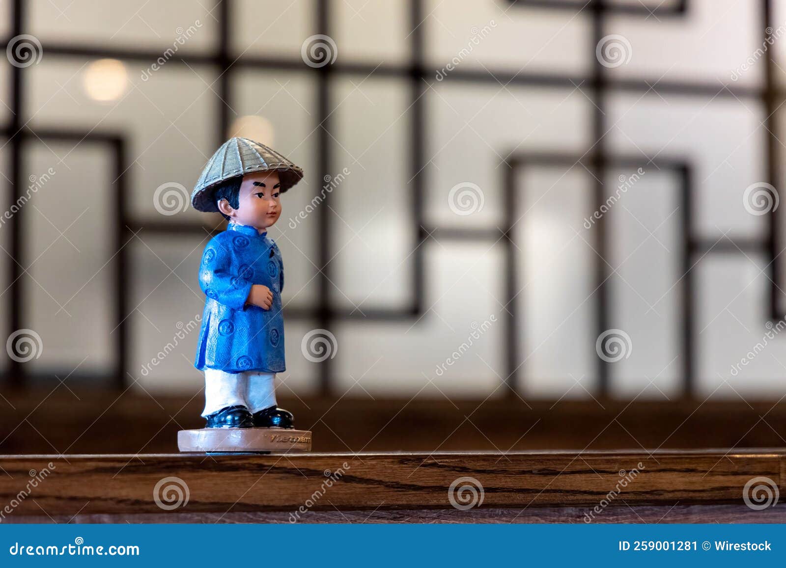 Small Vietnamese Figurine Toy Stock Image - Image of figurine, people ...