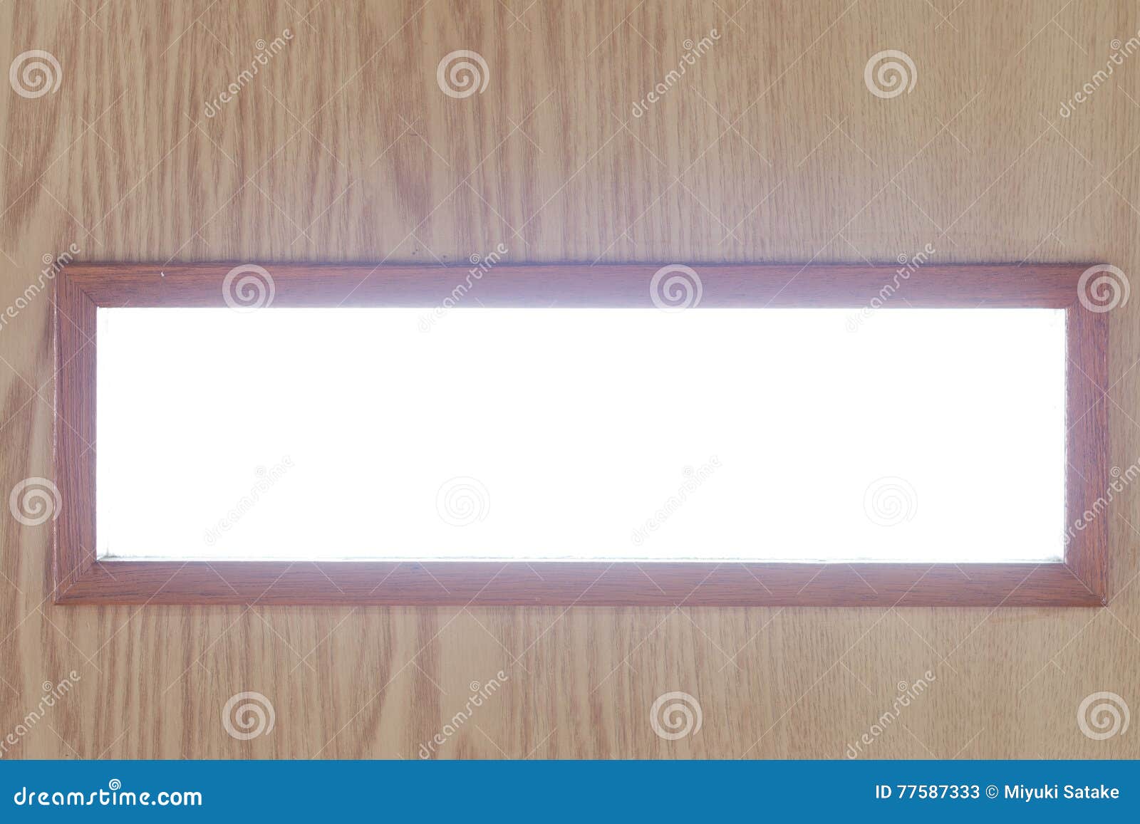 Small Viewing Window on the Door Stock Image - Image of inspection ...