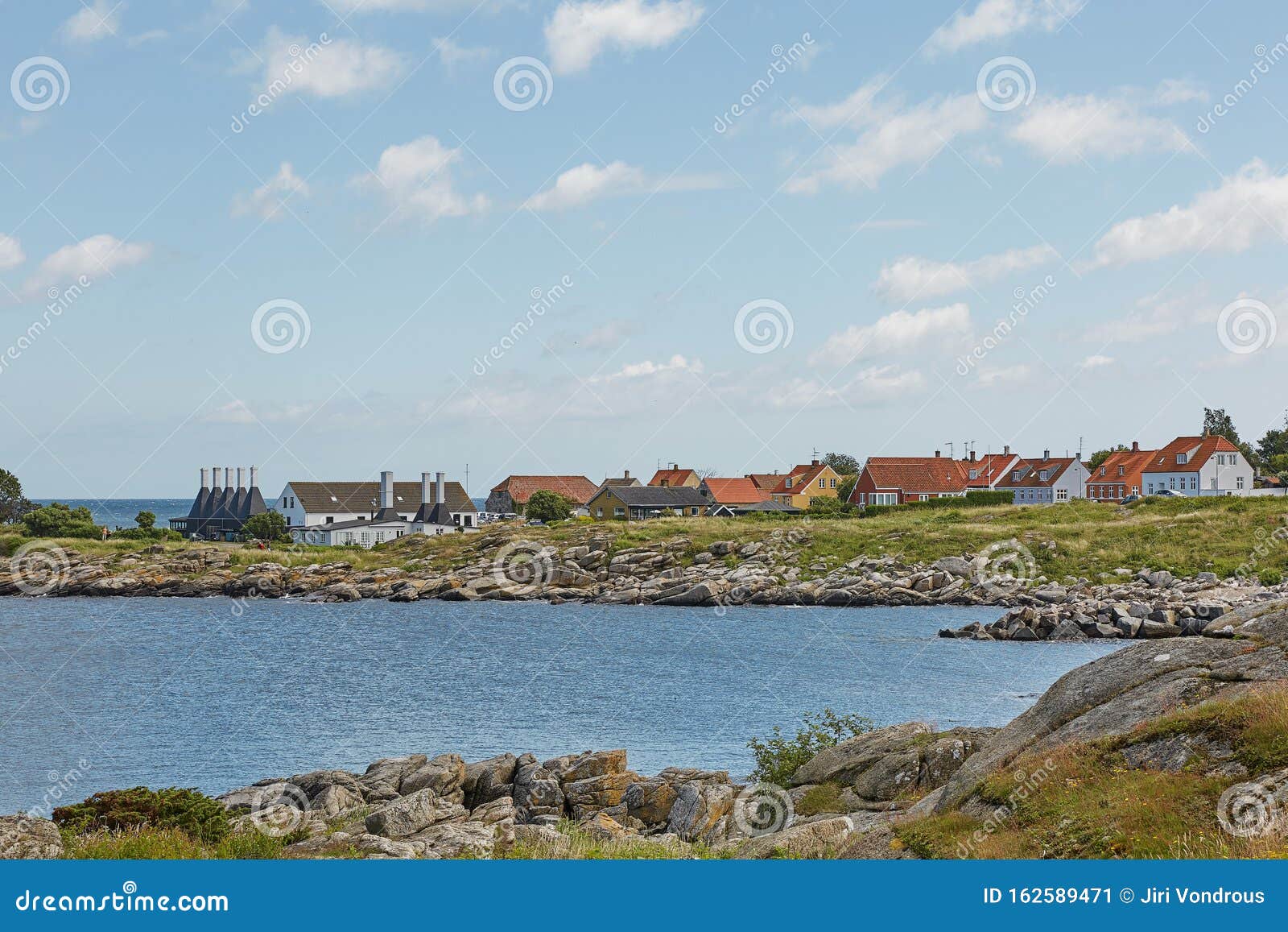 Small Village of Svaneke on Bornholm Island in Denmark Stock Image ... Small Village of Svaneke on Bornholm Island in Denmark Stock Image ...