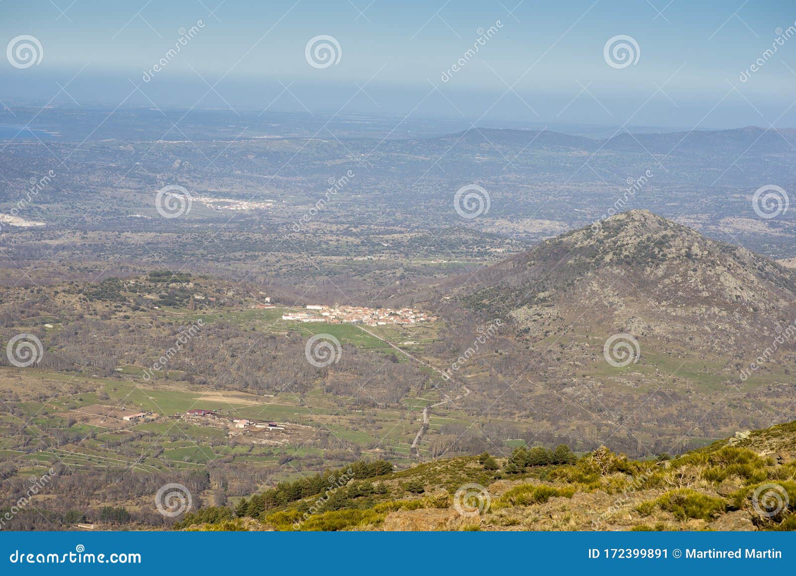 Small Villages in the Sierra De Bejar Stock Image - Image of building ...