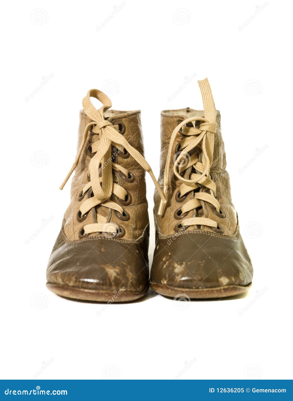 Small vintage shoes stock image. Image of booties, background - 12636205