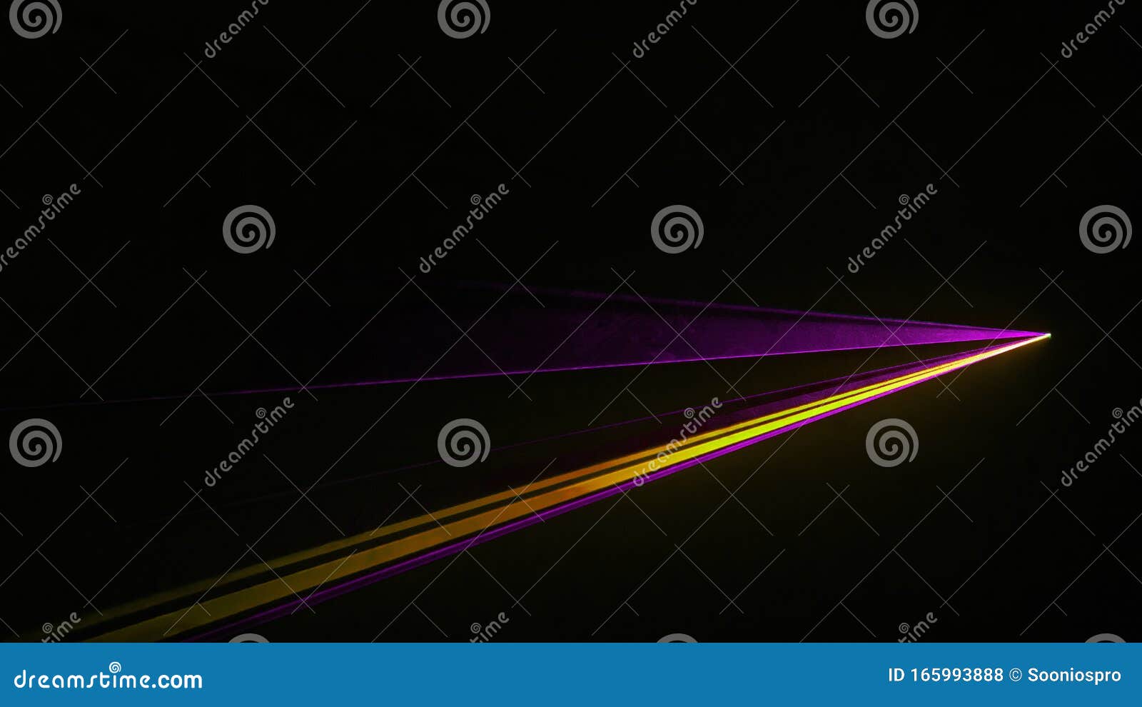 Small Violet and Yellow Laser Disc with Triangular Shape Stock Photo ...