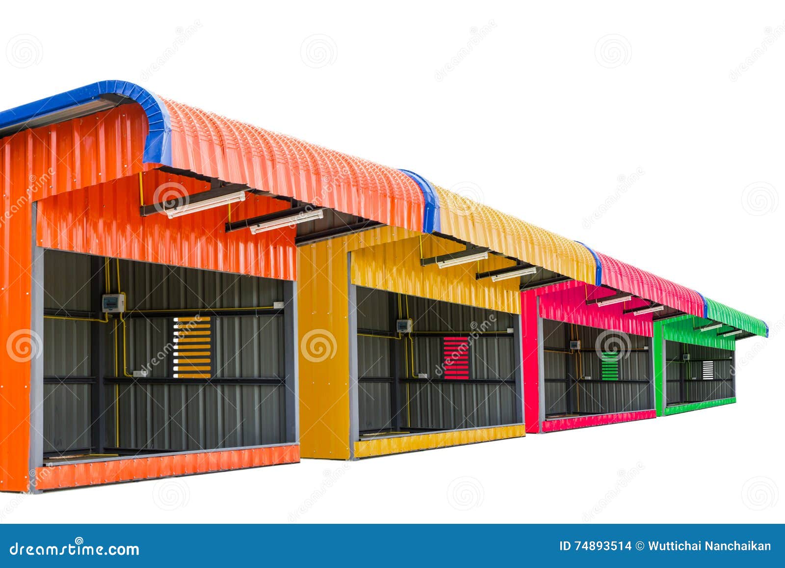 Small Warehouse or Small Shop Stock Photo - Image of metal, path: 74893514