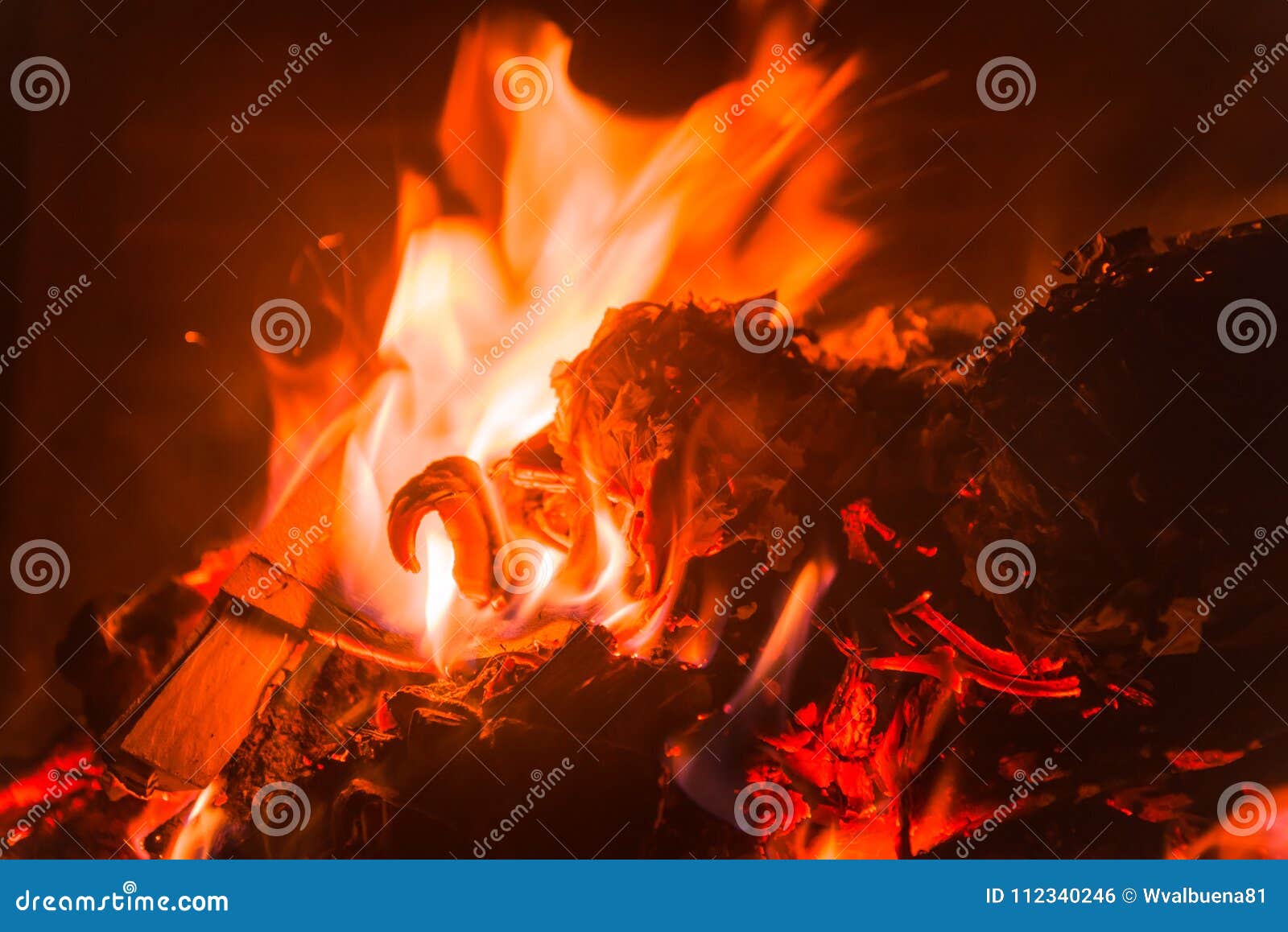 A small and warm flame stock photo. Image of ember, bonfire - 112340246