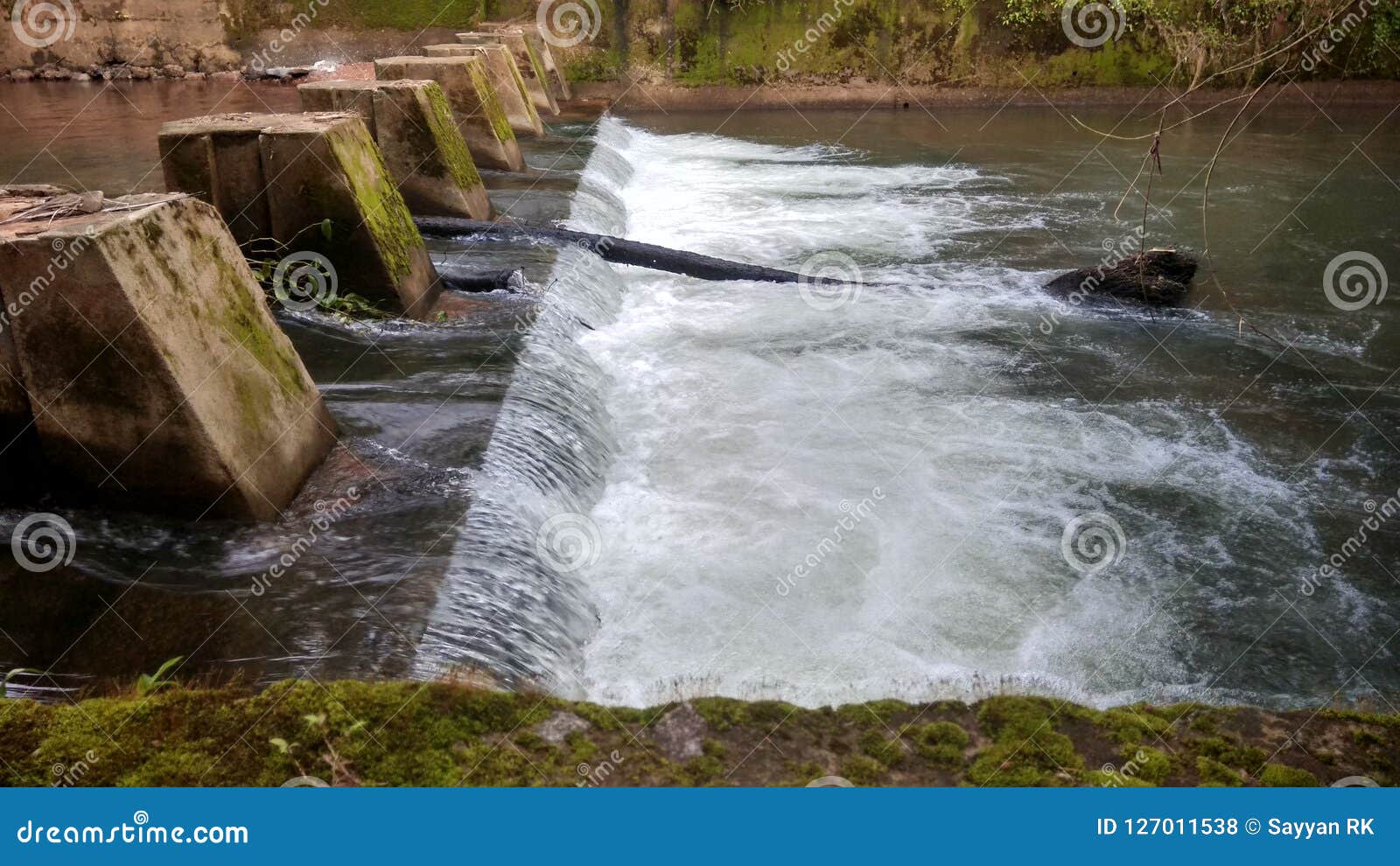 Small water dam stock photo. Image of agricultural, water - 127011538
