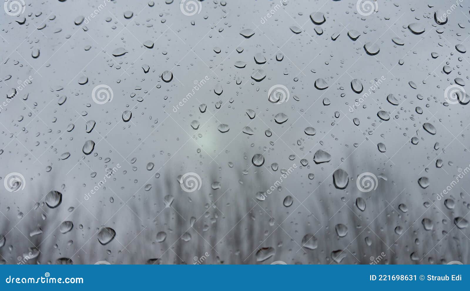 Small Water Drops on a Window Stock Image - Image of daylight, small ...