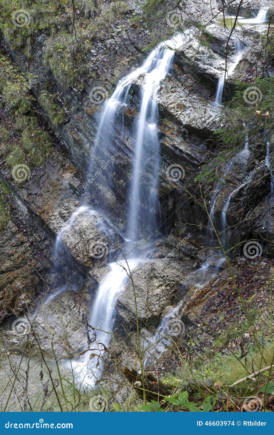 Small water fall stock photo. Image of paradise, cascade - 46603974