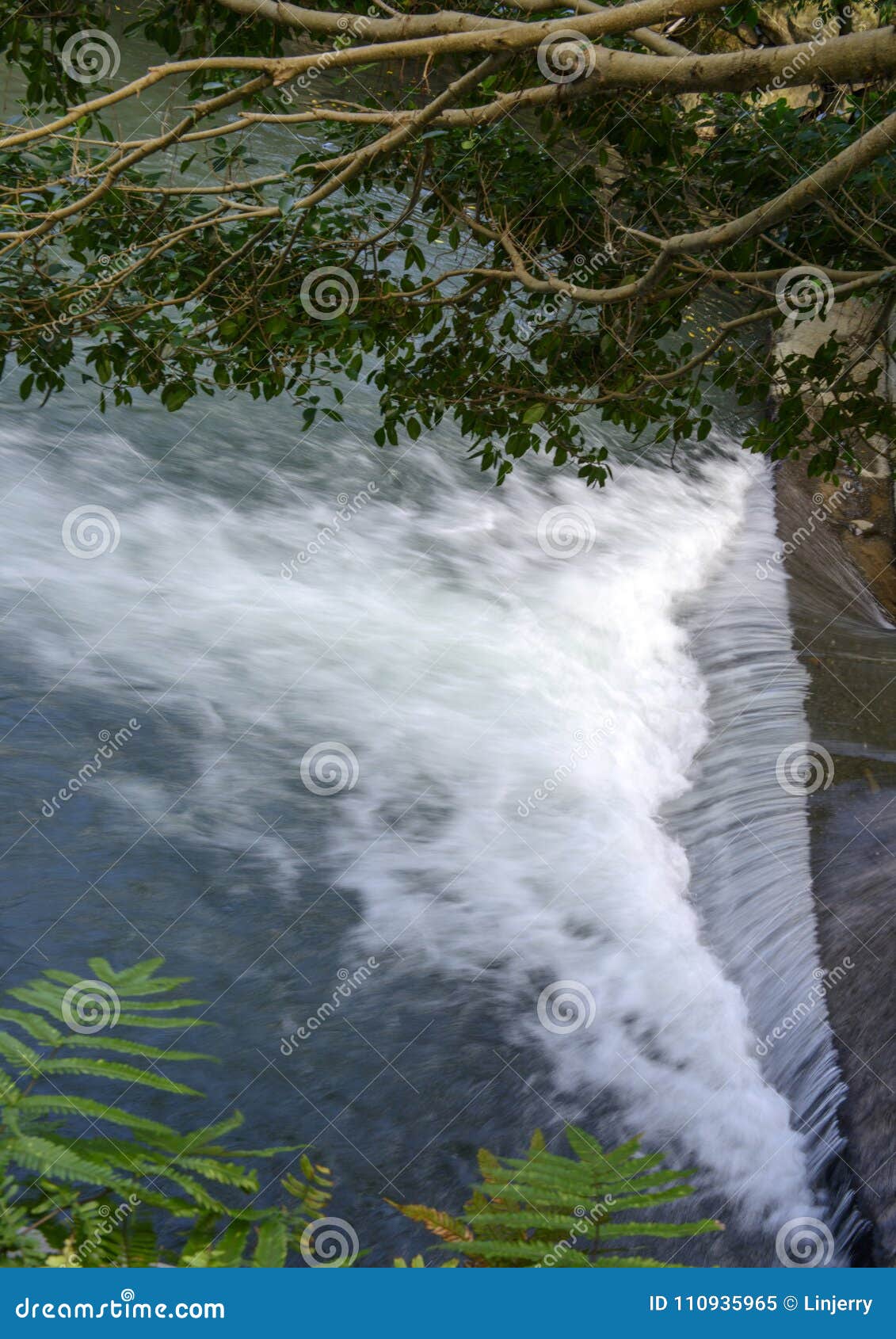Small Waterfall in the Brook. Stock Image - Image of power, landscape ...