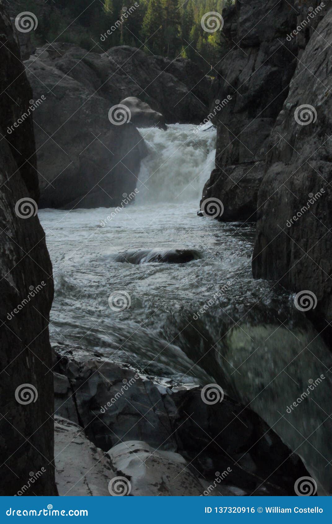 Small waterfall close up stock photo. Image of rocks - 137320916