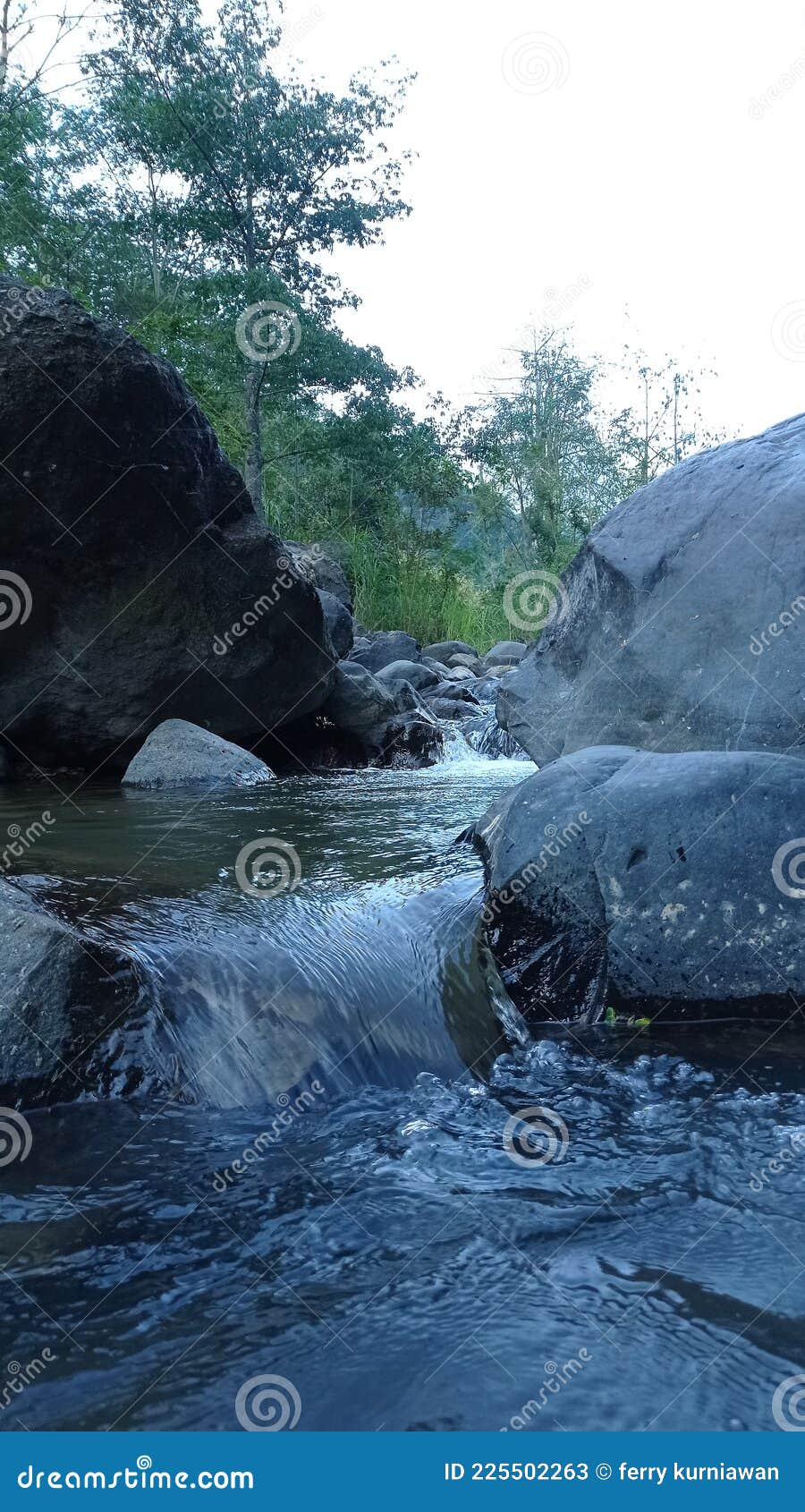 The Small waterfall stock image. Image of watercourse - 225502263
