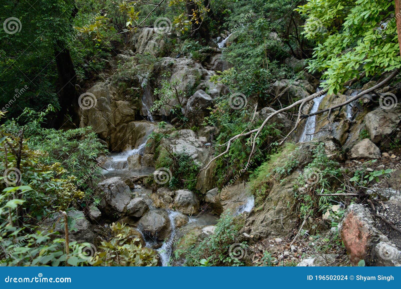 Small Waterfall Under the Famous Neer Garh Waterfall, Rishikesh ...