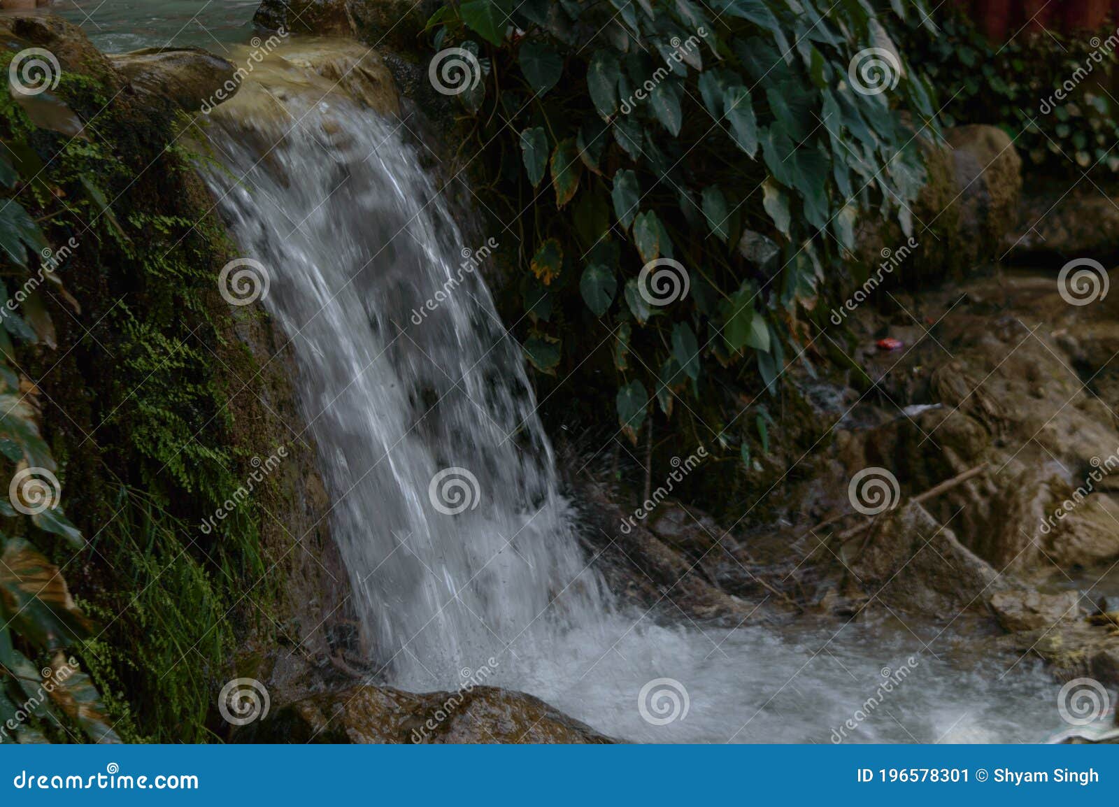 Small Waterfall Under the Famous Neer Garh Waterfall, Rishikesh ...
