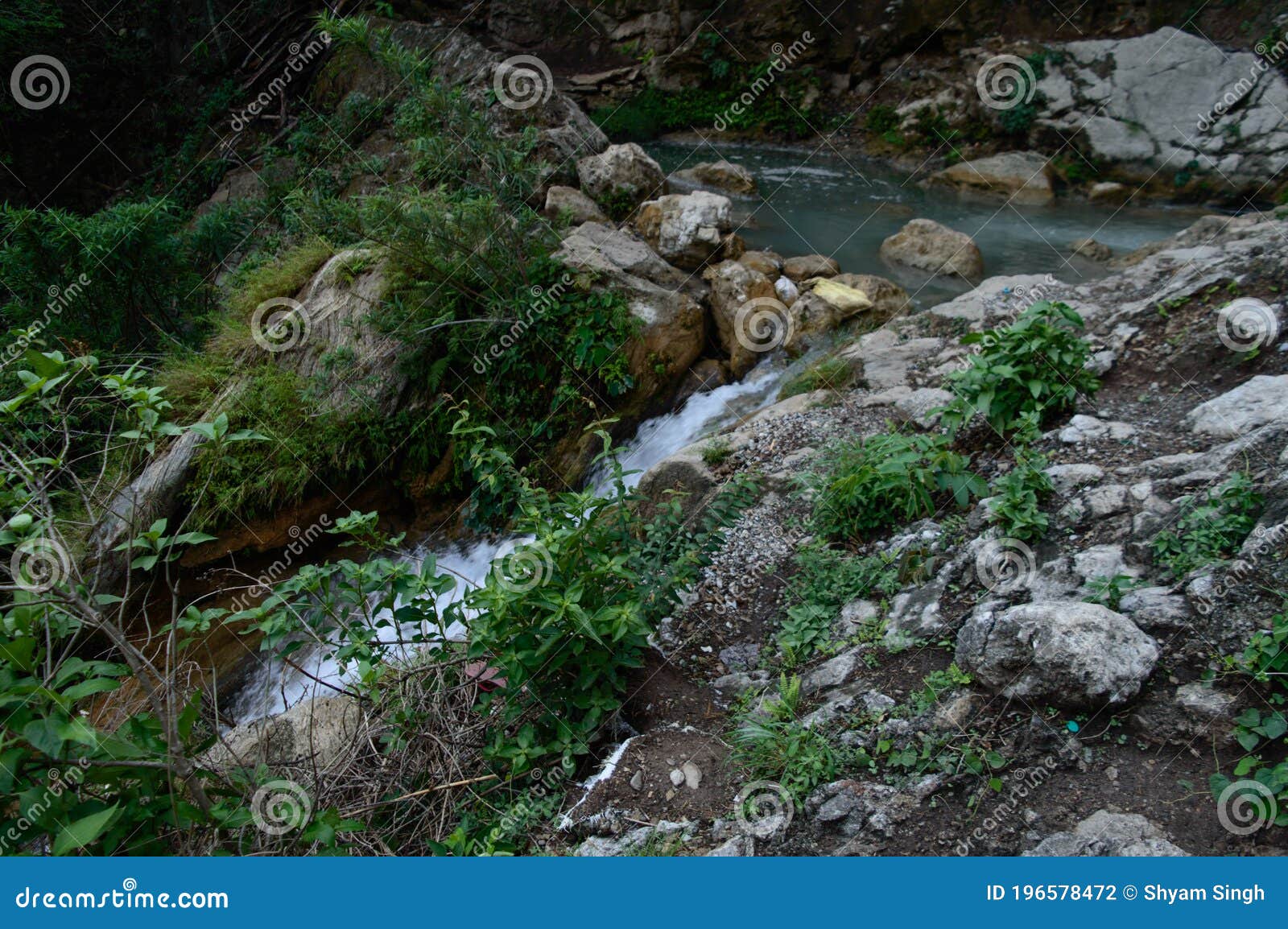 Small Waterfall Under the Famous Neer Garh Waterfall, Rishikesh ...